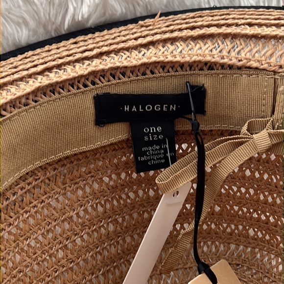 Halogen | Accessories | New Halogen Womens Adjustable Straw Hat Tan ...